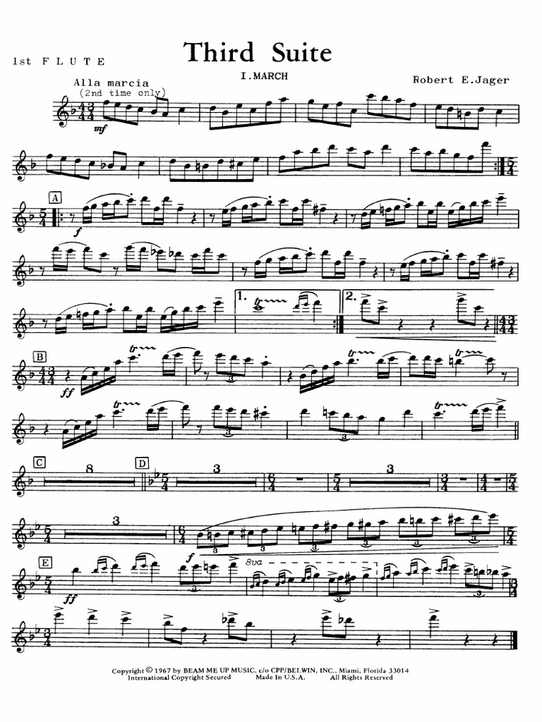 Flute 1 | PDF