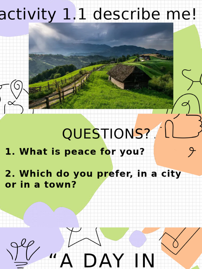 Characters in "A Day in the Country" | PDF | Narration