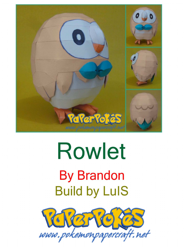 Rowlet Letter Lined Shiny | PDF
