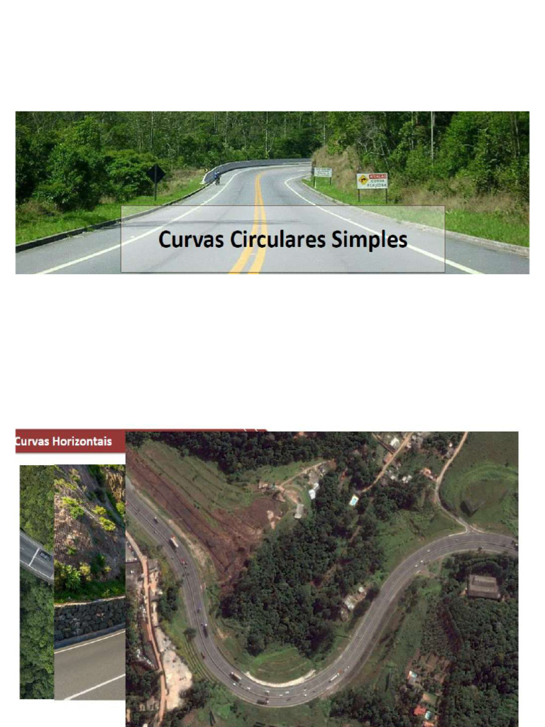 Veculos de Projeto e Curvas Circulares Simples Aula 20231 | PDF | Curva ...