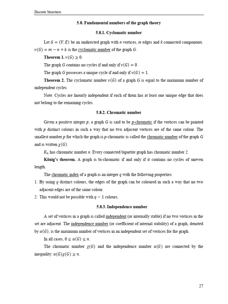 5.8. Fundamental Numbers | PDF | Vertex (Graph Theory) | Mathematical Concepts