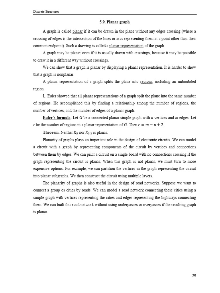 5.9. Planar Graph | PDF