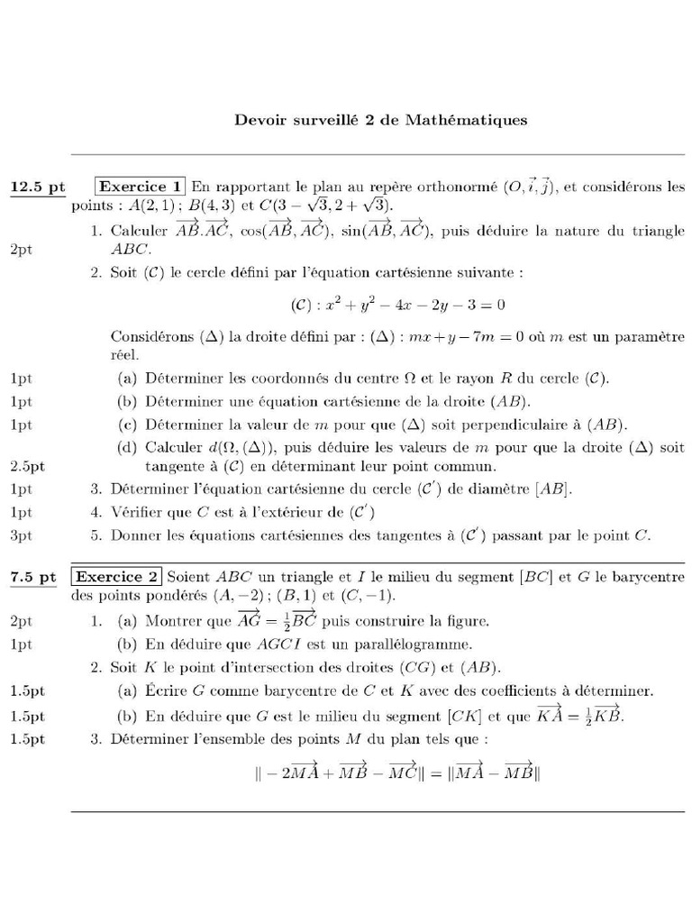 الفرض 2 الدورة 1 '' Driss Dotcom '' | PDF