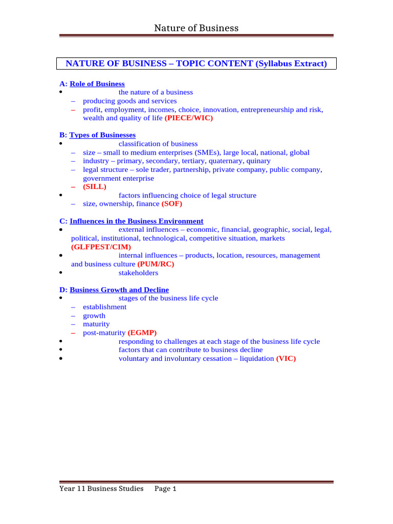 Nature of Business – Answers | PDF | Partnership | Franchising