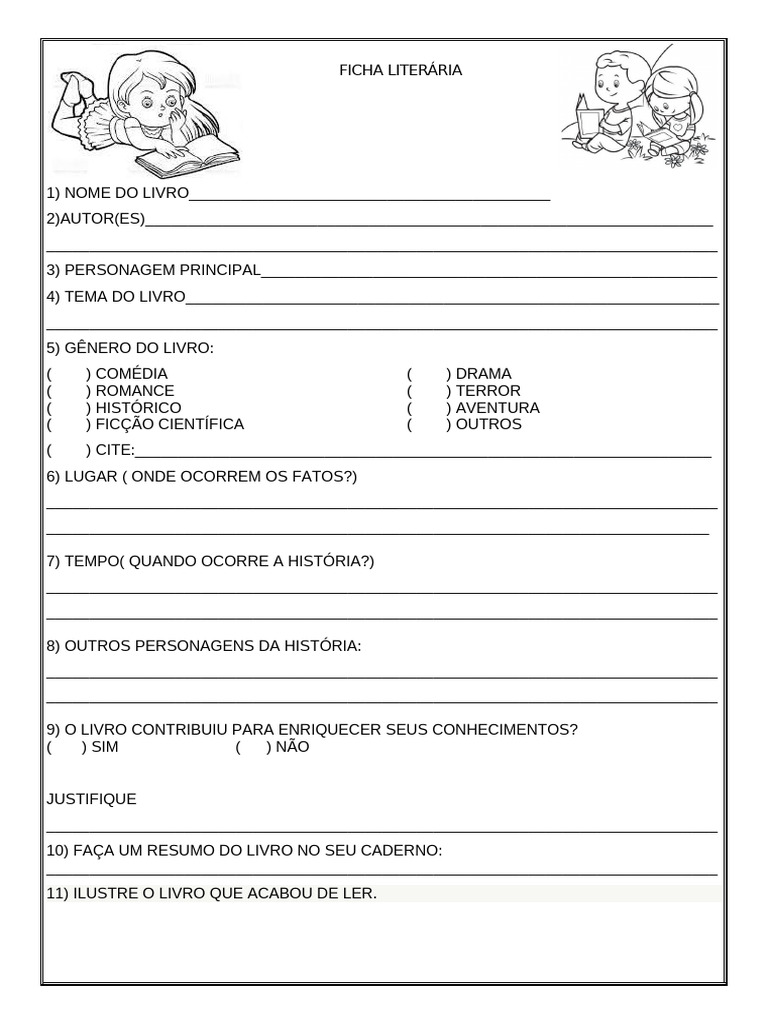 Ficha Literária | PDF