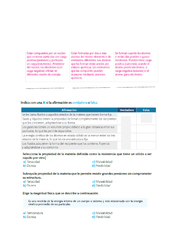 Evaluación Diagnostica Quim | PDF