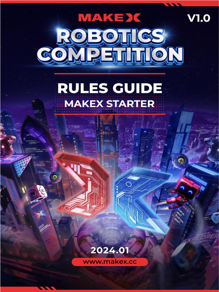 2024 MakeX Starter All Core Journey Rules GuideV1.0 | PDF | Area | Creativity