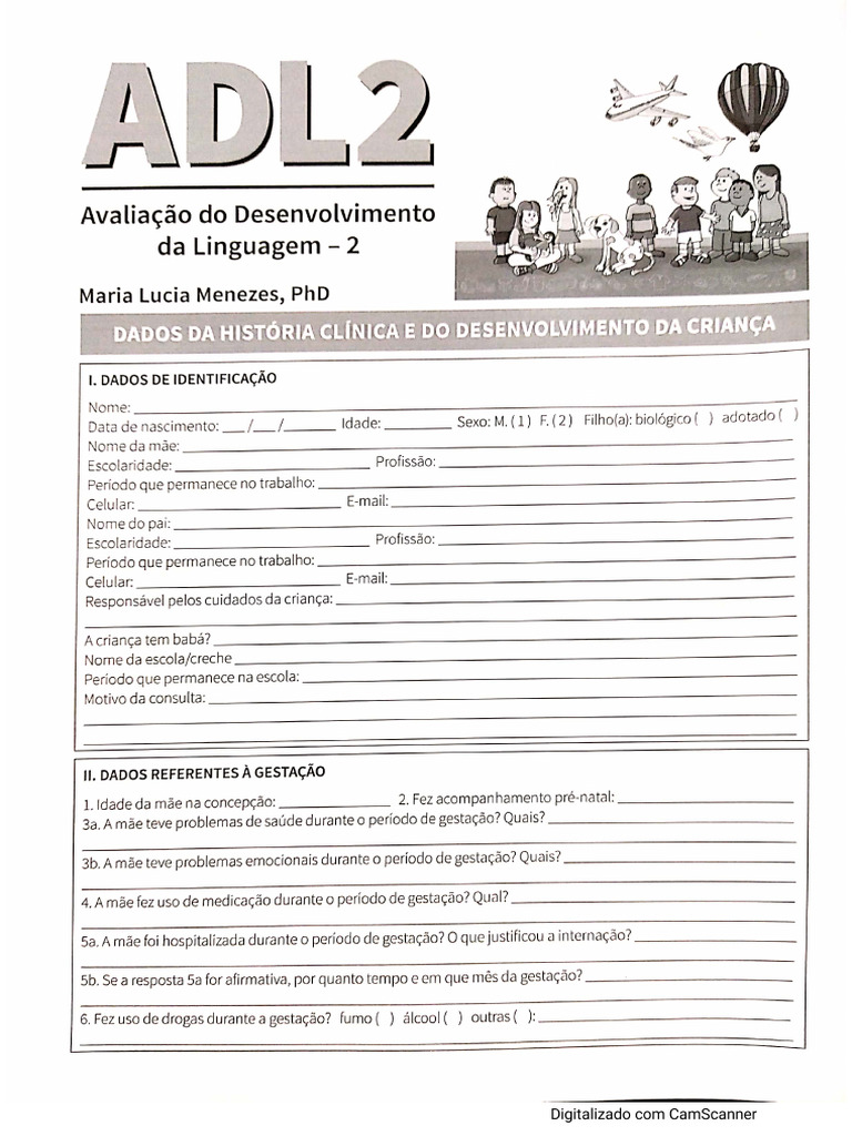 Anamnese Adl 2 | PDF