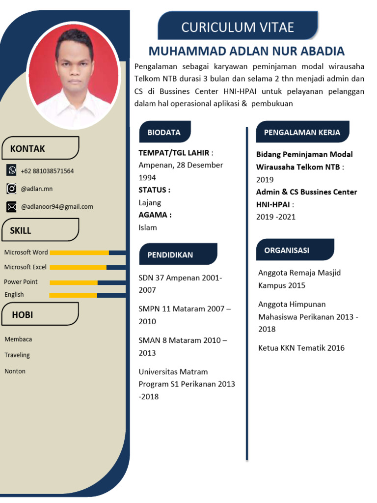 Resume Muhammad | PDF