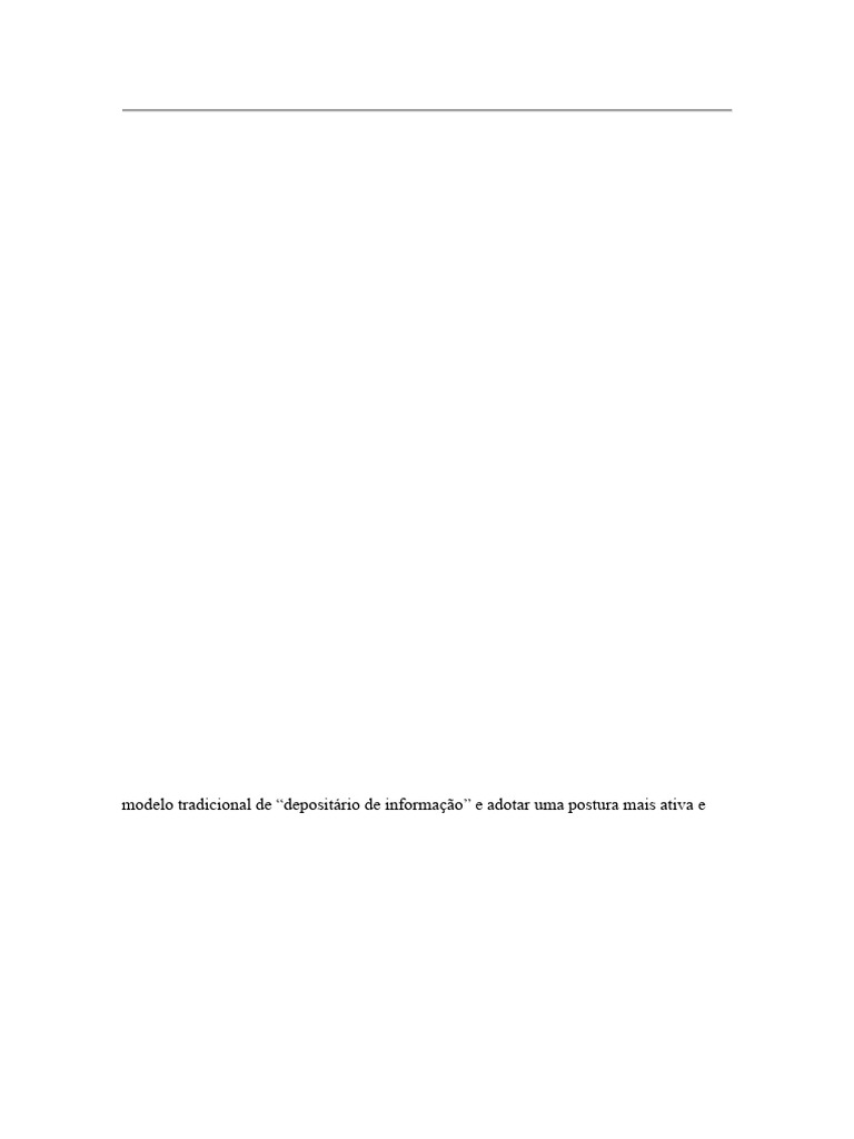 Professor: Facilitador na Era Digital | PDF | Aprendizado | Pedagogia