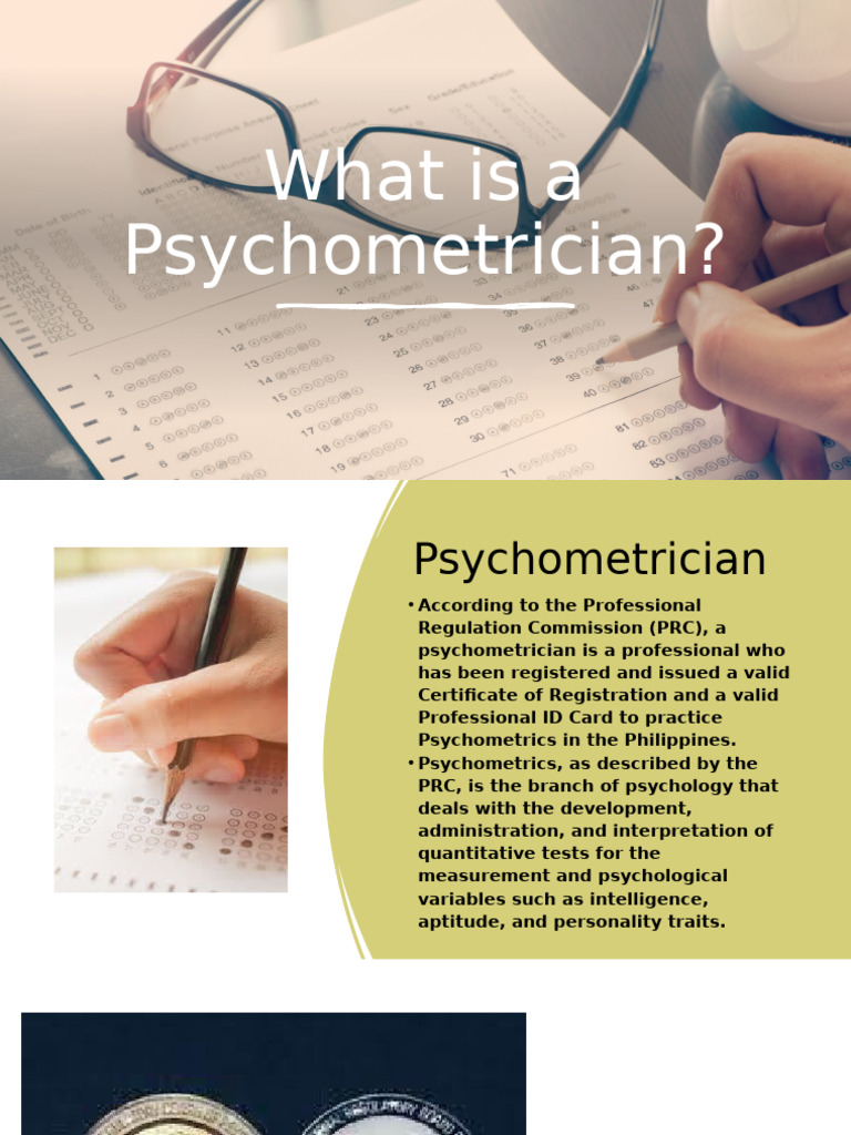 What Is A Psychometrician | PDF | Psychometrics | Psychologist