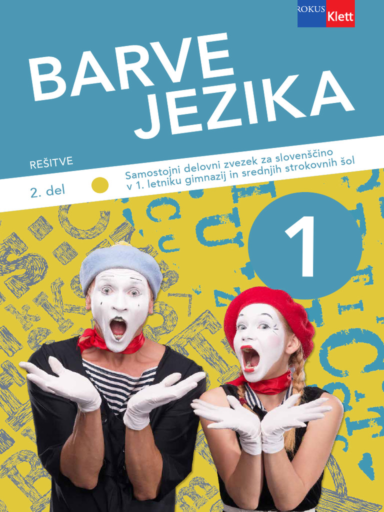 Resitve Nalog Iz SDZ Barve Jezika 1 2del | PDF