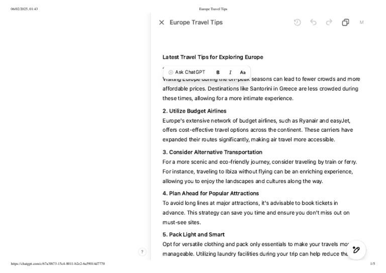 Europe Travel Tips | PDF | Low Cost Carrier | Airlines