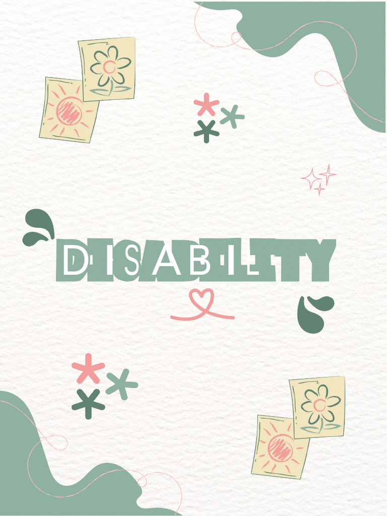 Sage Pink Cute Creative Portfolio Cover Page (1) | PDF | Disability | Accessibility