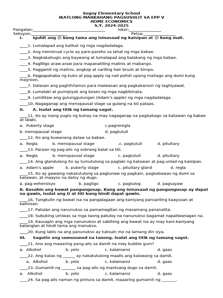 446381995-PT-EPP-5-3RD-QUARTER | PDF