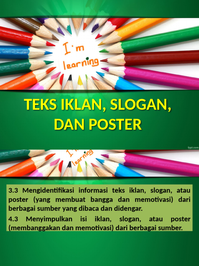 Teks Iklan, Slogan, Dan Poster | PDF