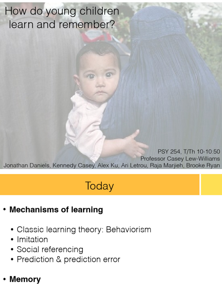 Understanding Child Learning and Memory | PDF | Memory | Behaviorism