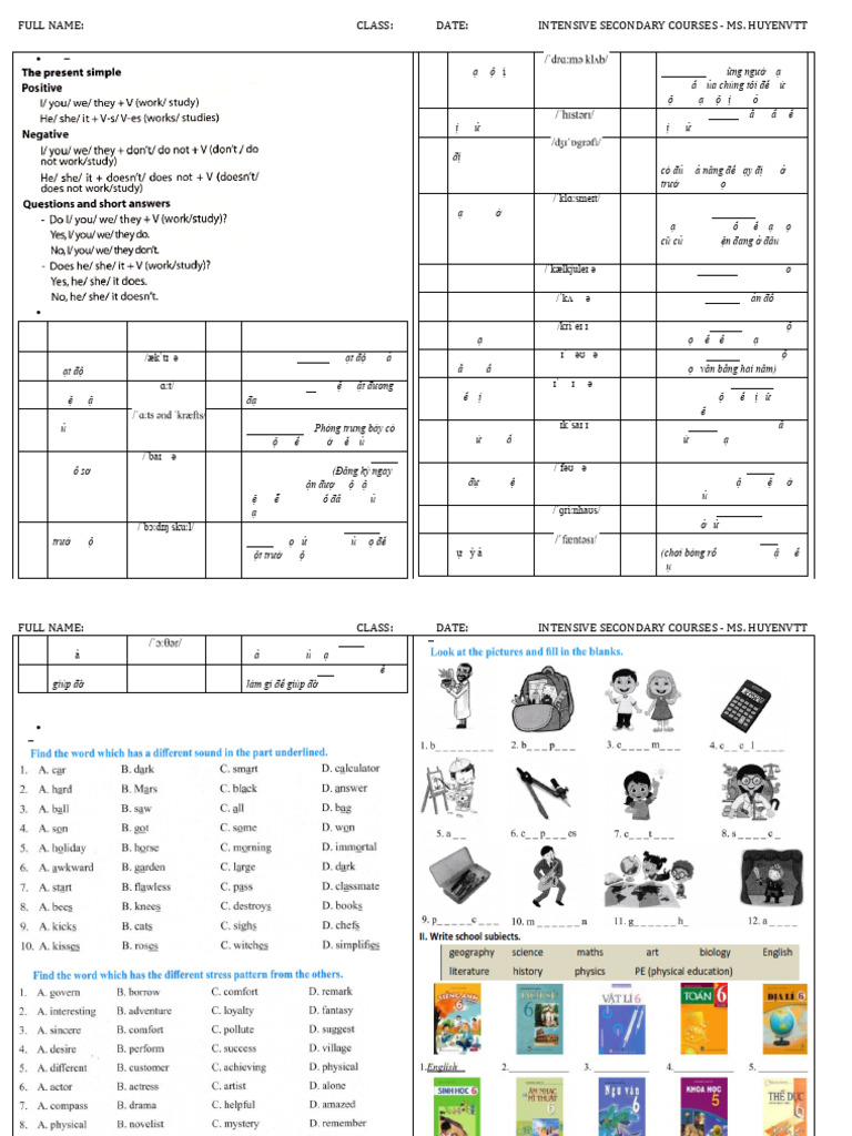 24a - Mon - L1 - Further Practice - U1 - P1 - Edited | PDF