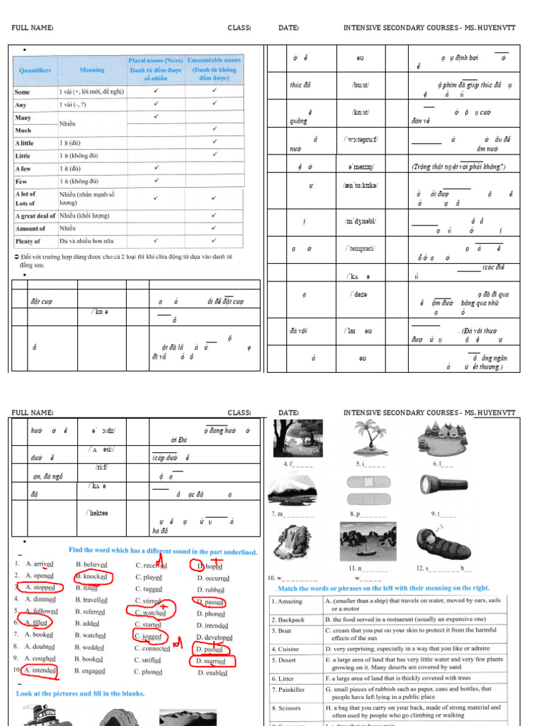 24a - Mon - L14 - Further Practice - U5 - P1 - Key For Students | PDF