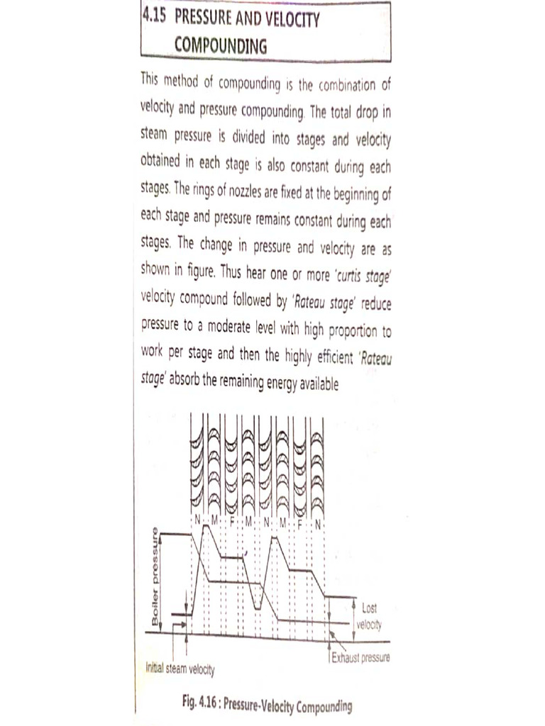 Pressure and Velocity Compound | PDF