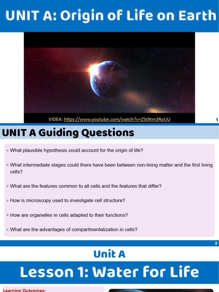 1 - Water For Life (Student PDF | PDF | Solvation | Water