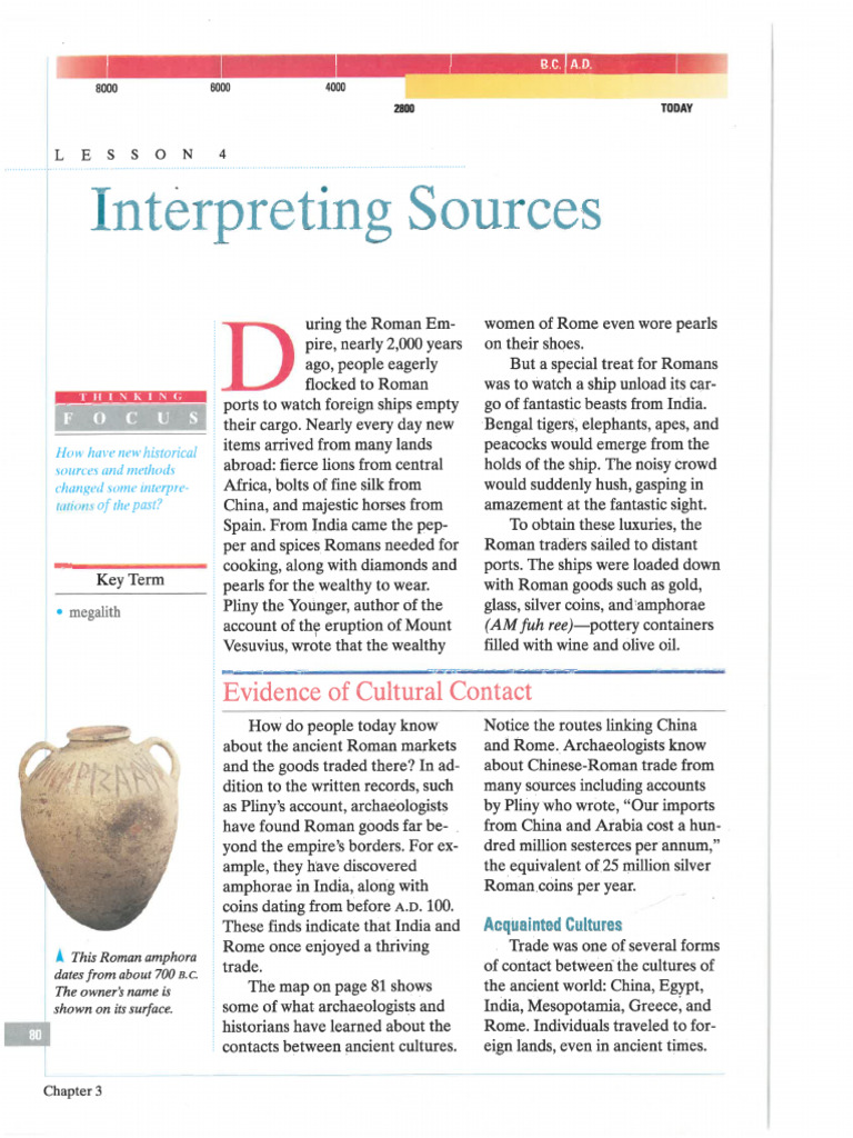 Interpreting Sources READING | PDF