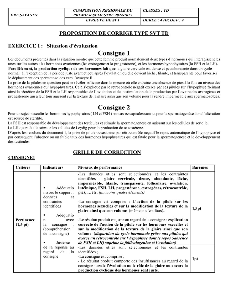 corrections svt | PDF
