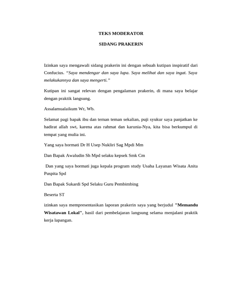 Teks Moderator | PDF