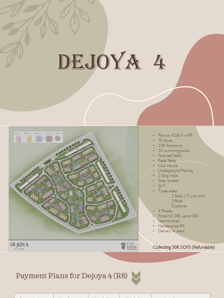 Dejoya 4 Details & Payments | PDF