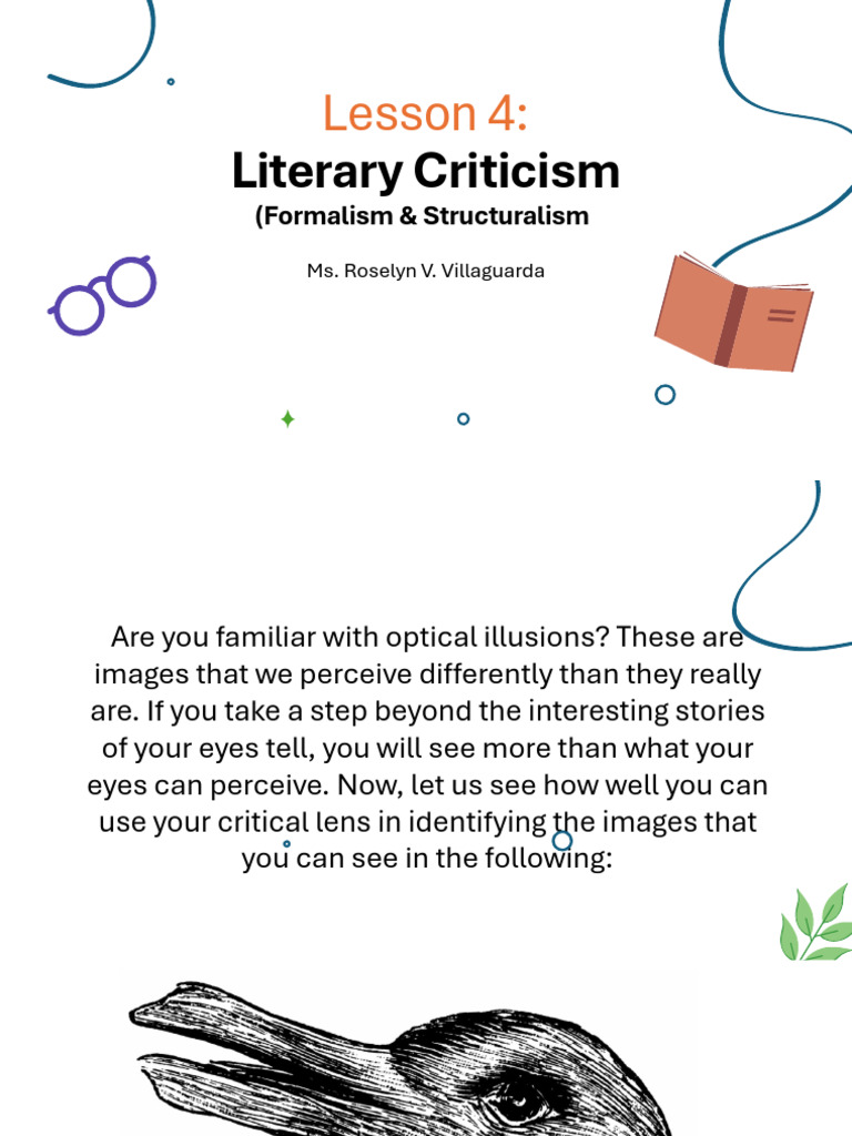 ENG 10 Q3 Lesson 4 Literary Criticism Formalism and Structuralism | PDF | Poetry | Sonnets