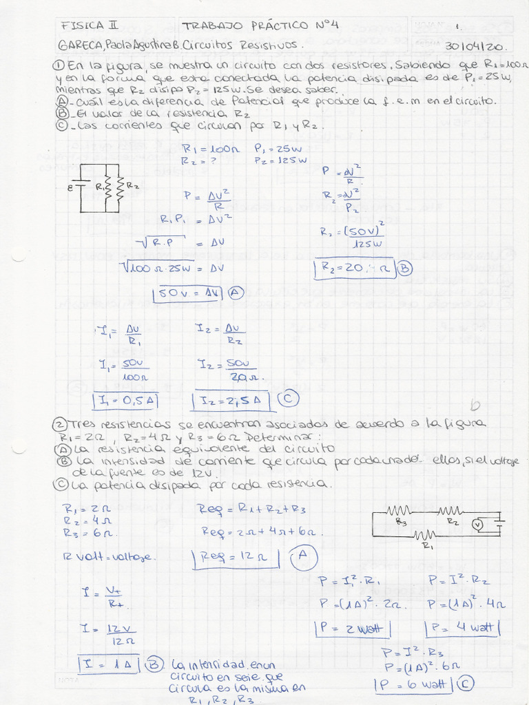 TP #4 Fisica | PDF