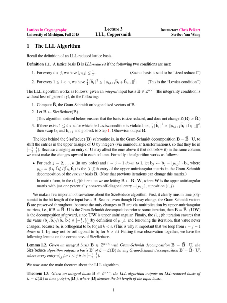 lec03 | PDF | Basis (Linear Algebra) | Mathematical Analysis