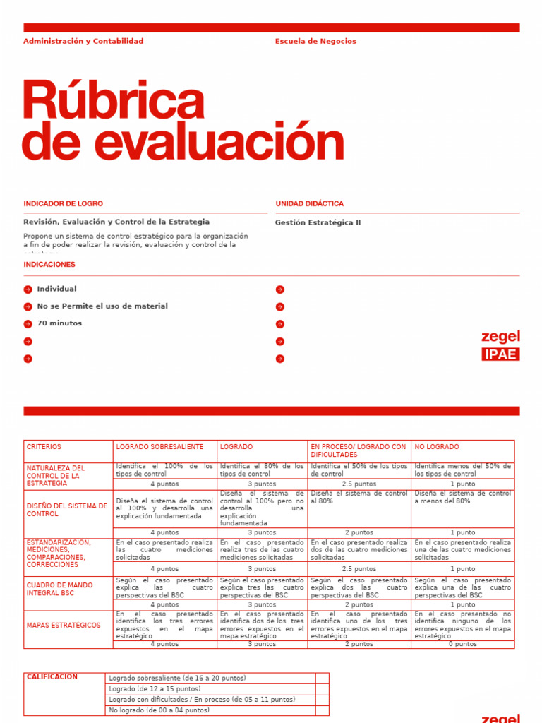 Ec3 Rubrica | PDF | Business