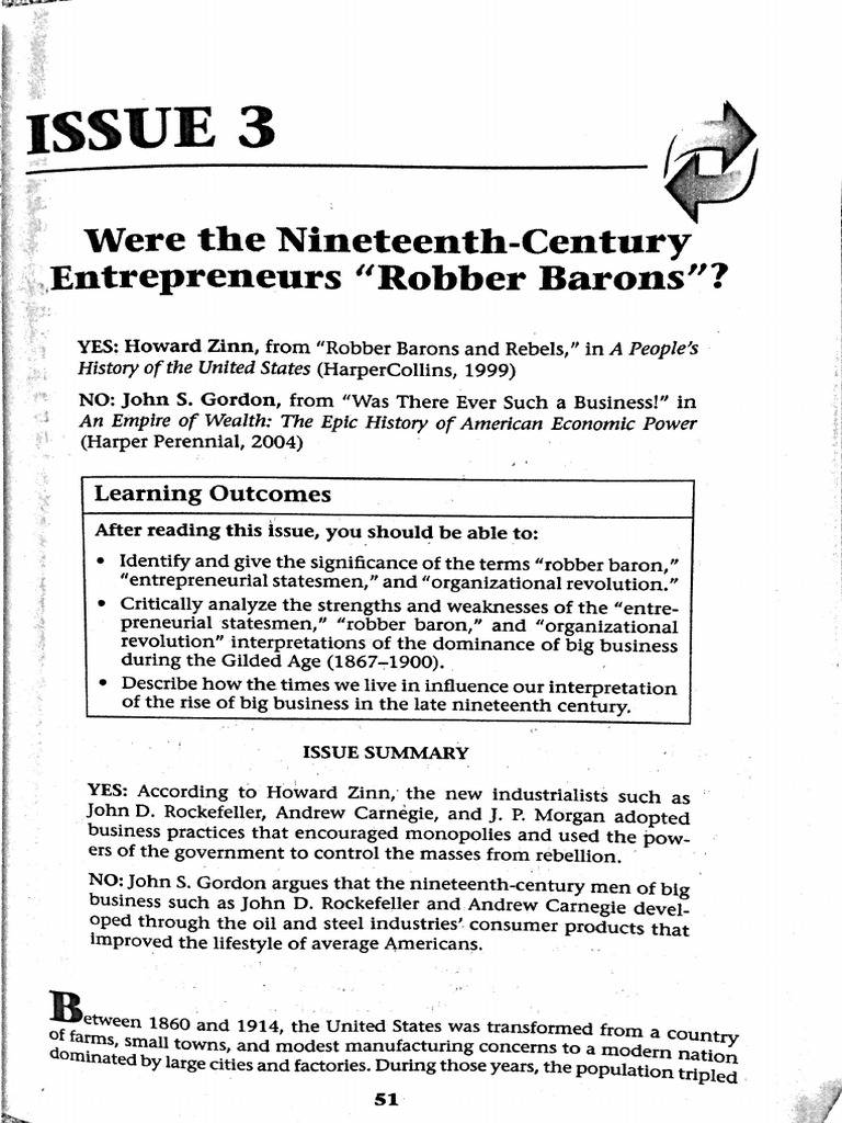 Were They Robber Barons | PDF