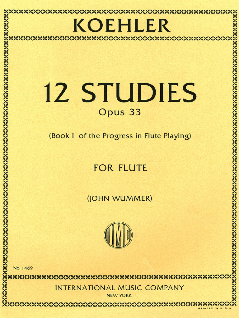 Koehler Op33 - Book1 | PDF