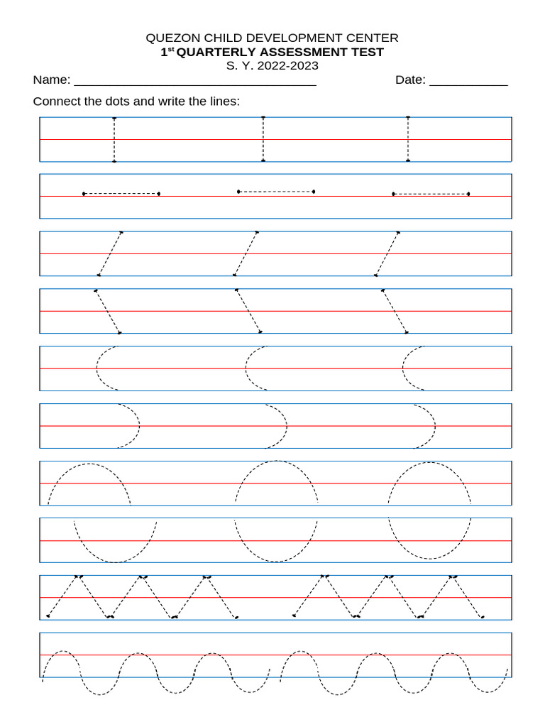 3-Year-Old Assessment Test | PDF