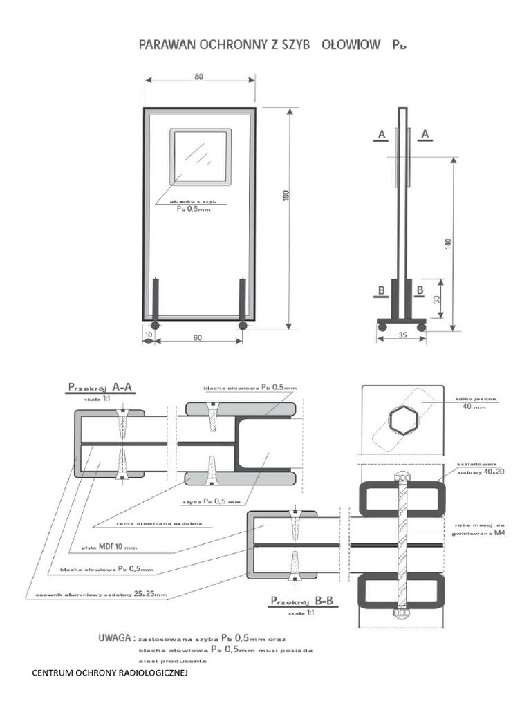 Parawan RTG Projekt-Techniczny | PDF