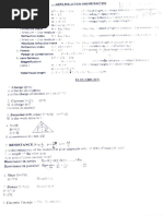 Formula Sheet - Physics Class 10 CBSE | PDF | Teaching Methods & Materials