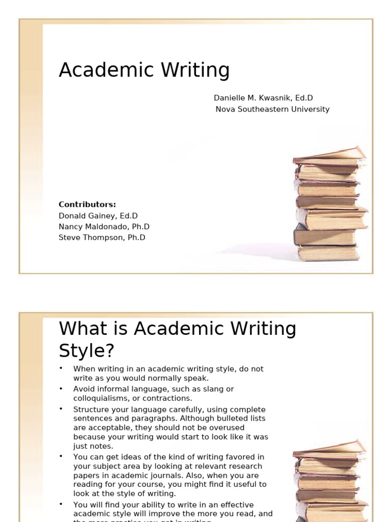 academic_writing | PDF | Interpersonal Communication | Communication