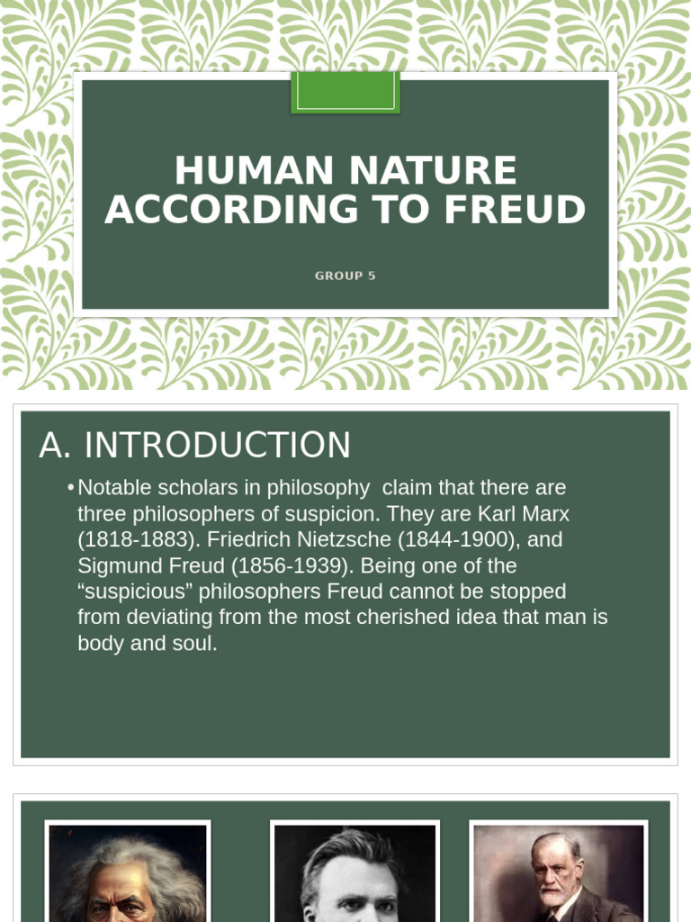 Freud's Theory of Human Instincts | PDF | Unconscious Mind ...