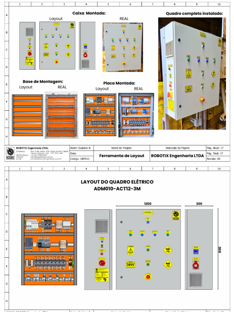Exemplos - Layout Master MODELO | PDF | Eletricidade | Fenômenos físicos