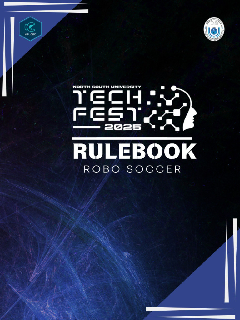 Nsu Techfest 25'robo Soccer Rulebook | PDF | Referee | Athletic Sports