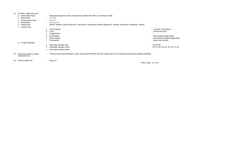 ANJAB M FELCI Baru | PDF