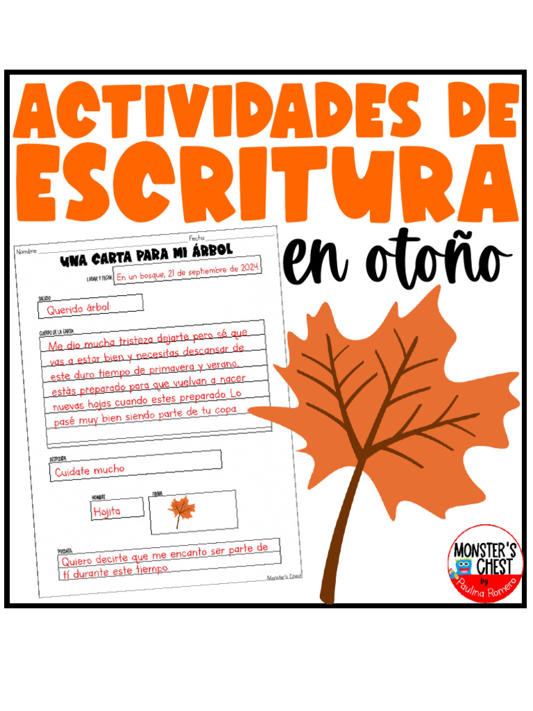 ACTIVIDADES_DE_ESCRITURA_HOJA (I) | PDF