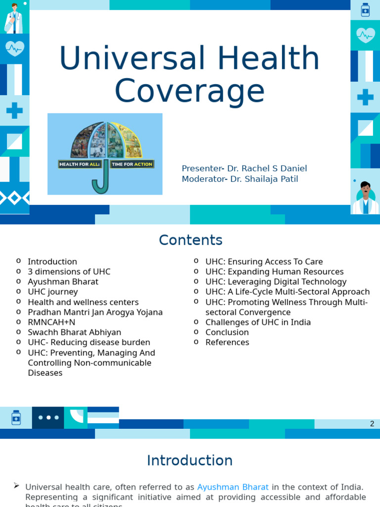 India’s Universal Health Coverage Overview | PDF | Health Care ...