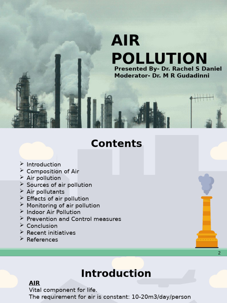 Air pollution ppt | PDF | Air Pollution | Combustion