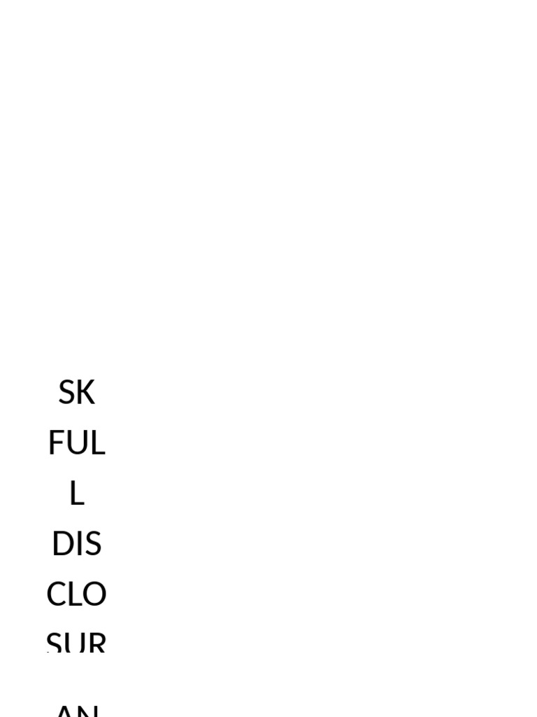 Disclosure Board | PDF