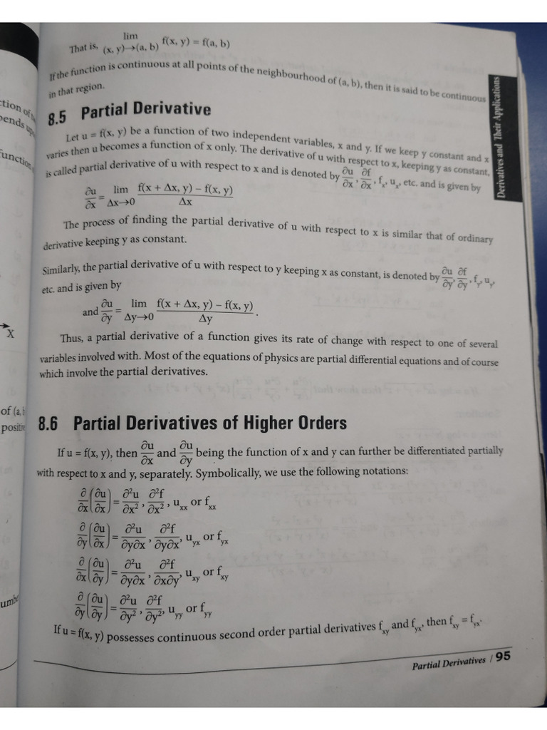 Partial Derivative | PDF