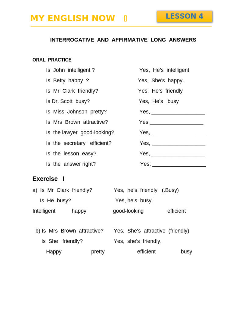 Long Answers Oral Practice Guide | PDF