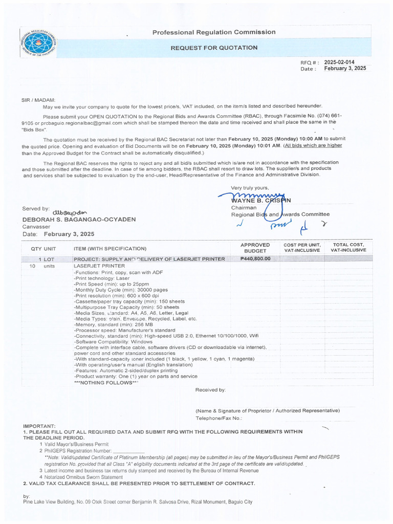 2025-02-014 Lase Jet Printer | PDF